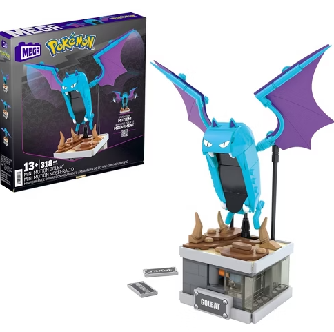 Mega Block Pokémon Armables Golbat 318 Pzs 13a+ | Jugueterías TOYS